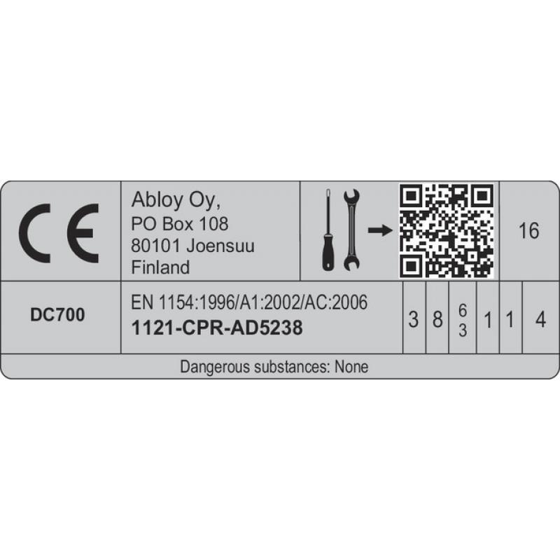DC700 с G461 ASSA ABLOY дверной доводчик с технологией Cam-Motion® и ...